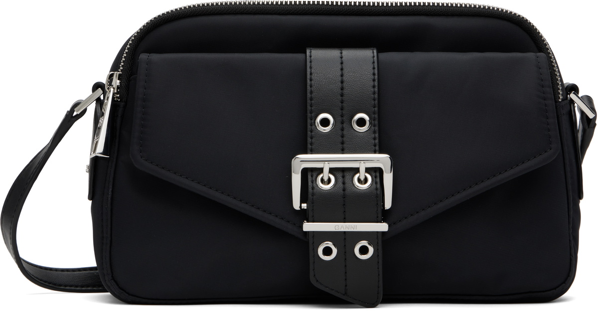 GANNI Black Bucky Camera Bag GANNI