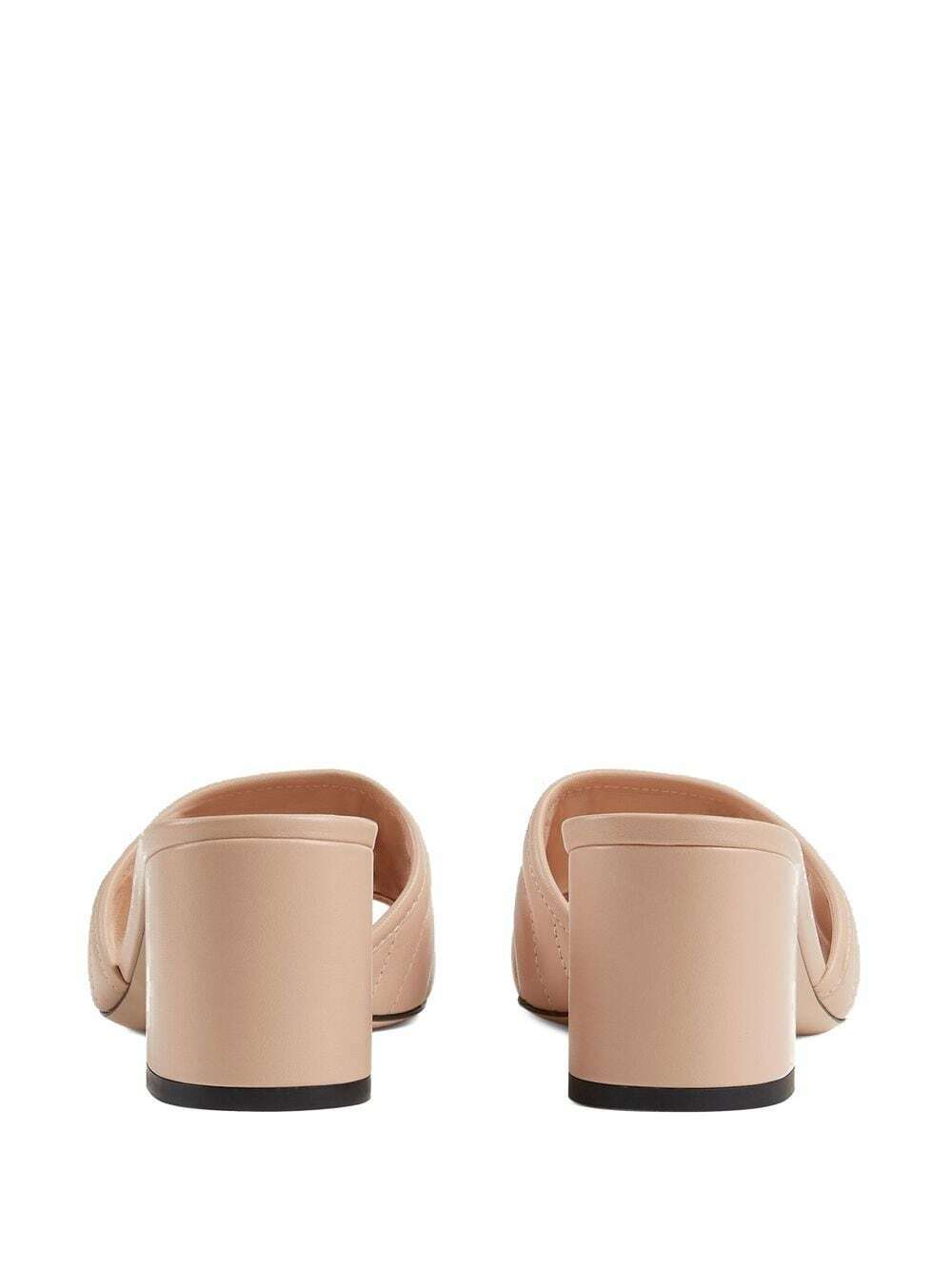 GUCCI - Gg Marmont Leather Mules Gucci