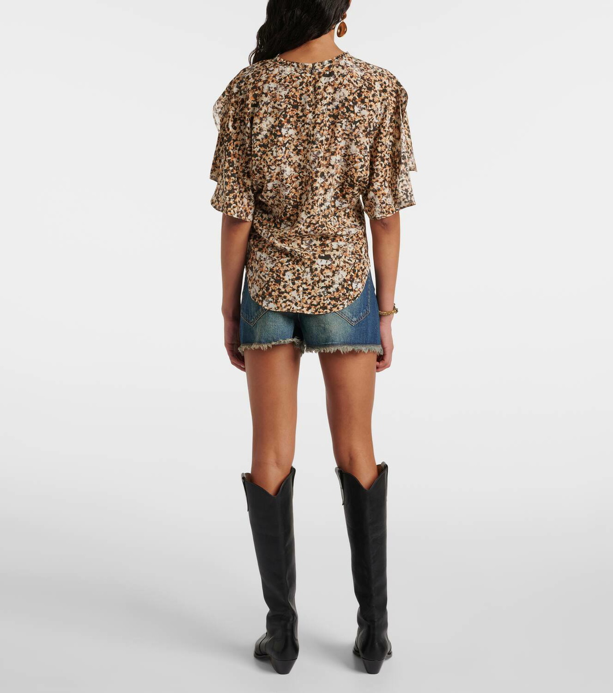 Isabel Marant Karlita printed silk-blend blouse Isabel Marant