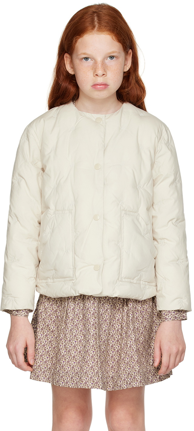 Bonpoint Kids Beige Baila Jacket Bonpoint