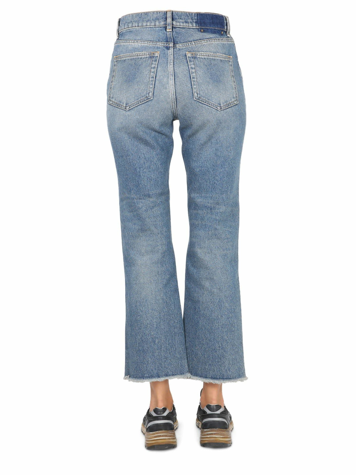 Golden Goose Cropped Flare Jeans Golden Goose Deluxe Brand