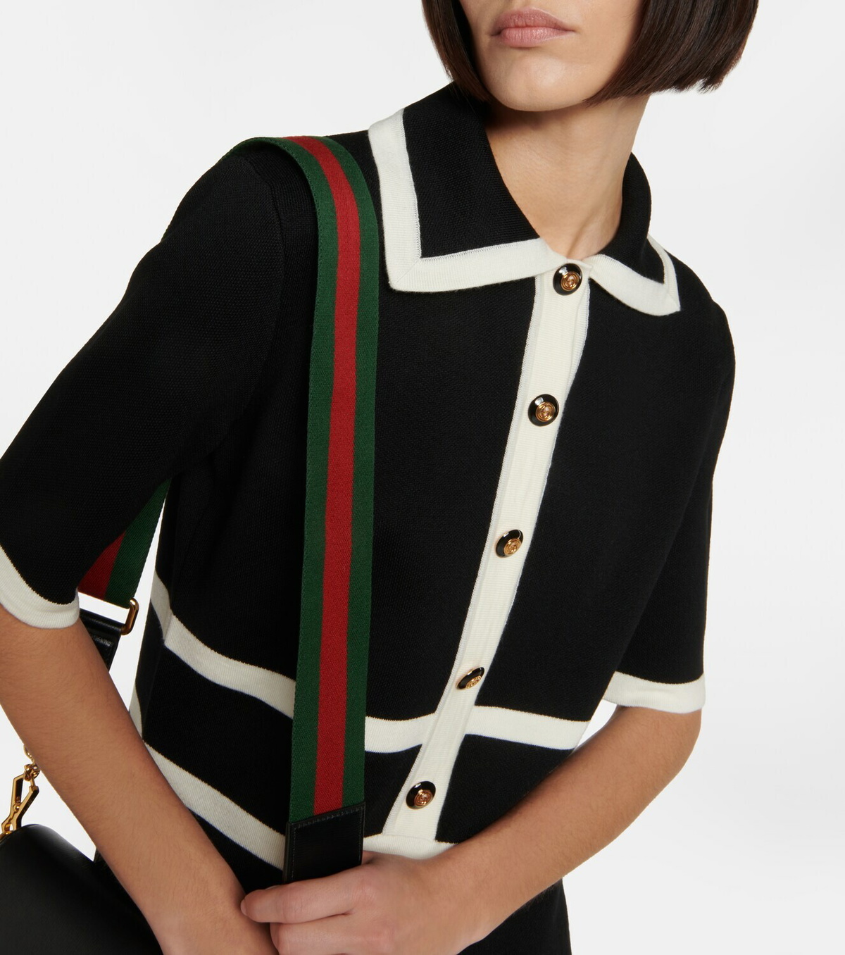 Gucci - Embroidered wool minidress Gucci
