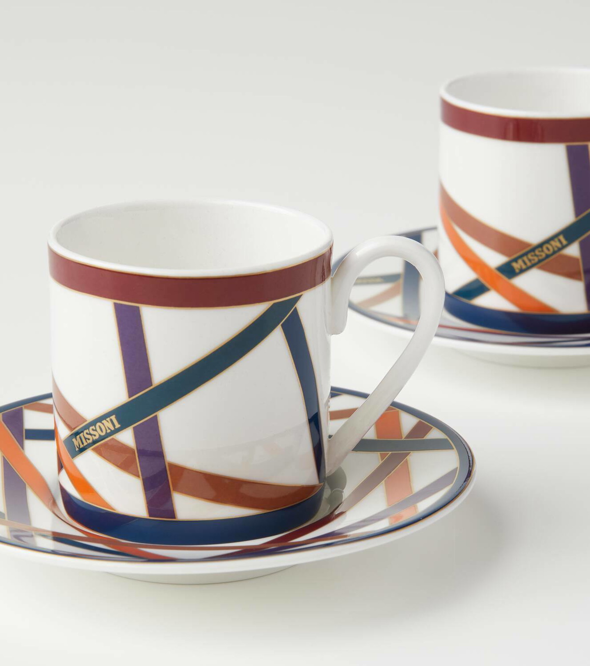 Missoni Nastri coffee cup and saucer box set Missoni