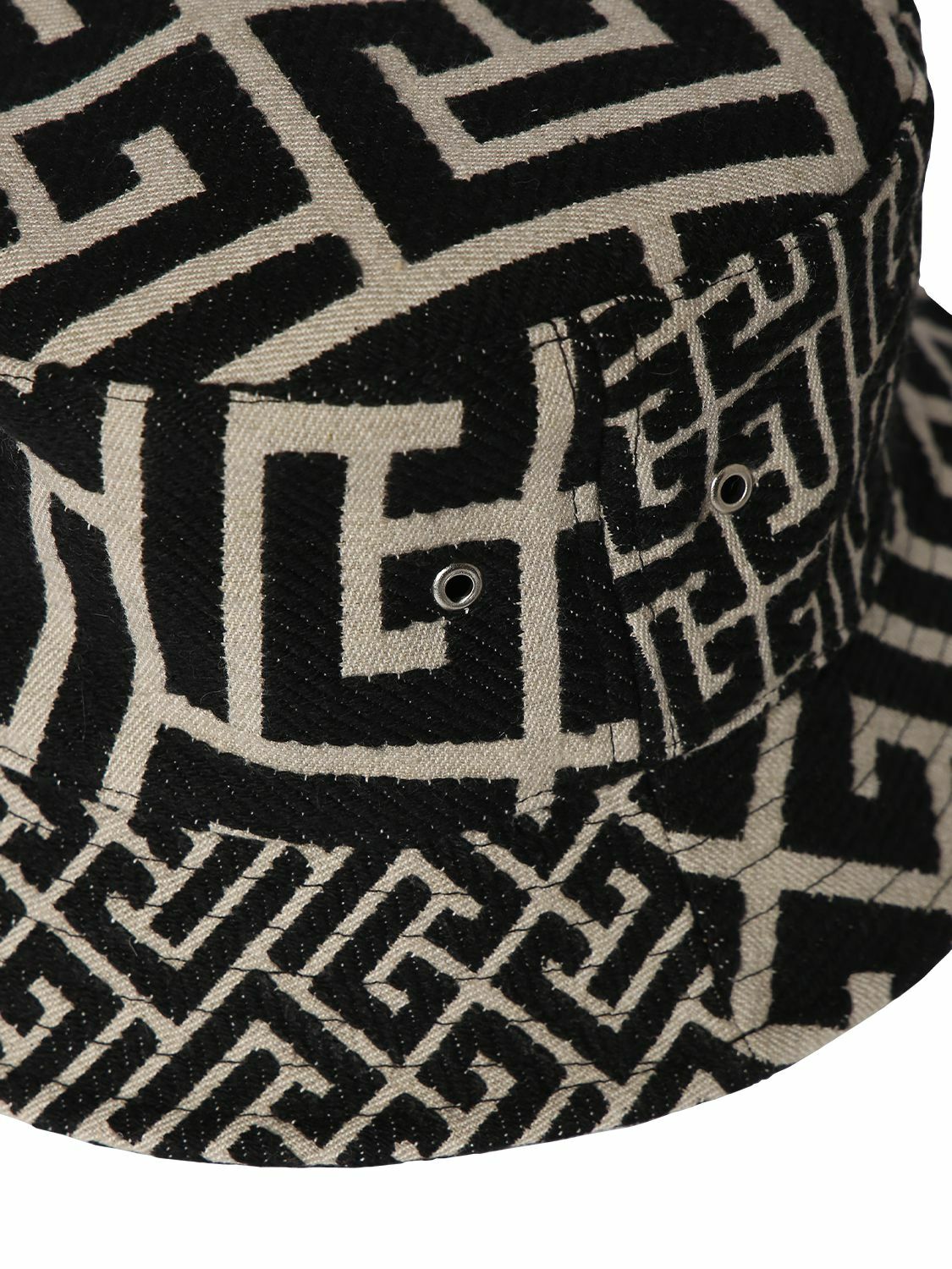 BALMAIN - Monogram Jacquard Bucket Hat Balmain