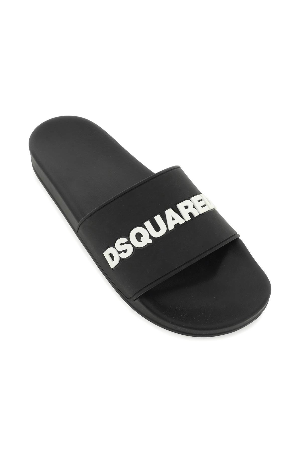 Dsquared2 Logo Rubber Slides Dsquared2