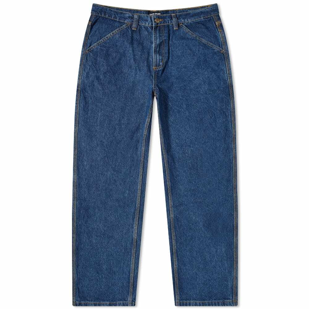 Pass~Port Men's Workers Club Jean in Washed Dark Indigo Pass~Port
