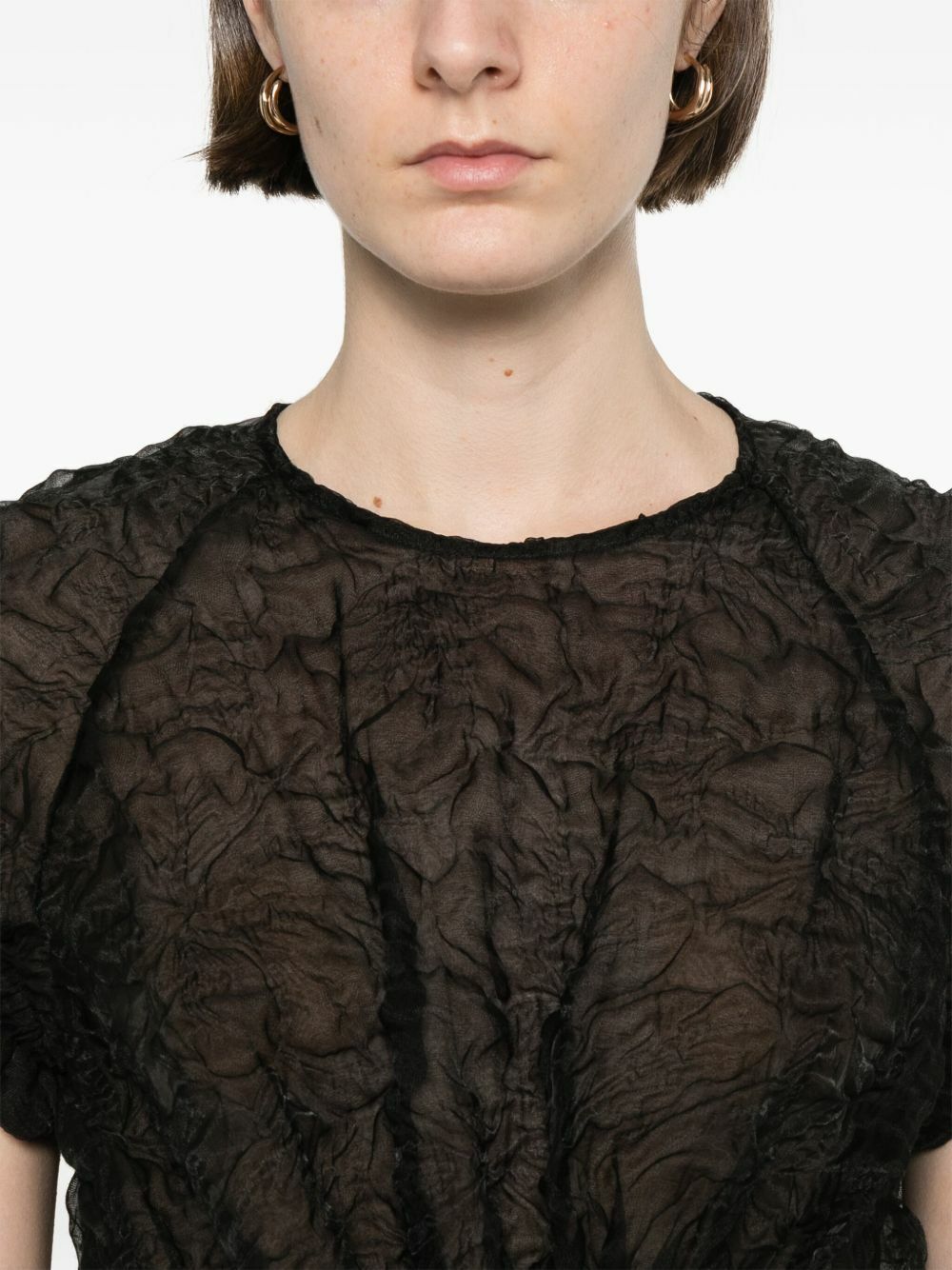 Simone Rocha Textured Midi Dress Simone Rocha