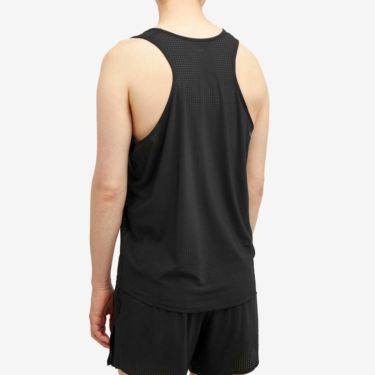 Satisfy Men's Space-O™ Singlet Vest in Black Satisfy