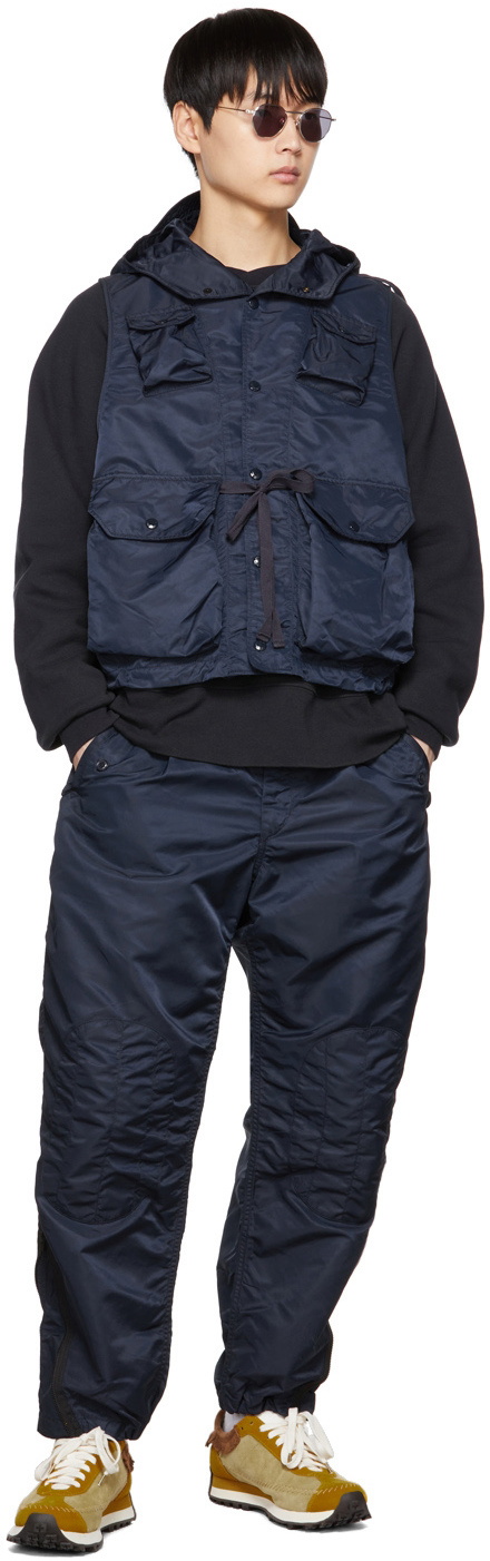 Engineered Garments Navy Field Vest Engineered Garments