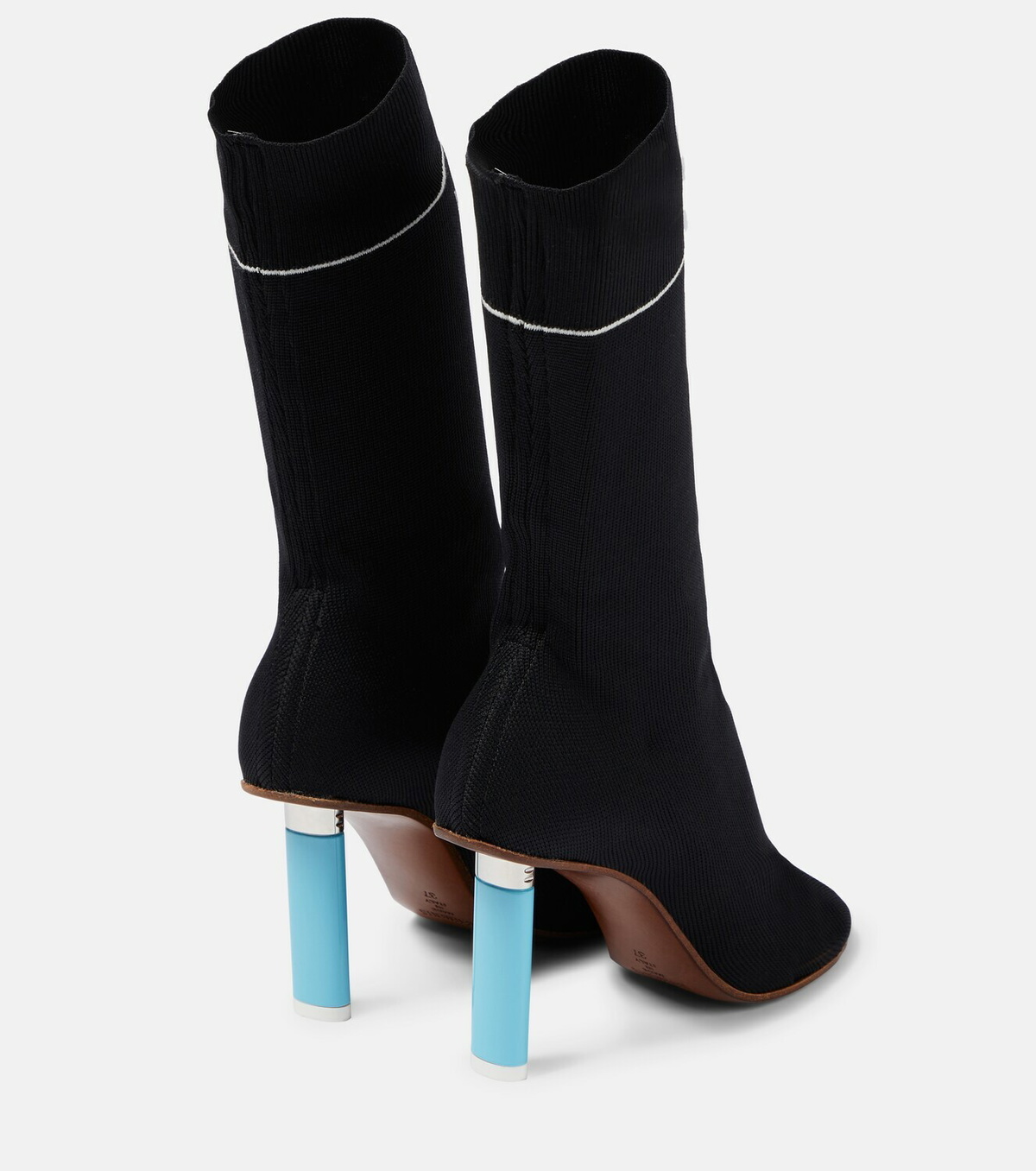 Vetements - Logo knit ankle boots Vetements