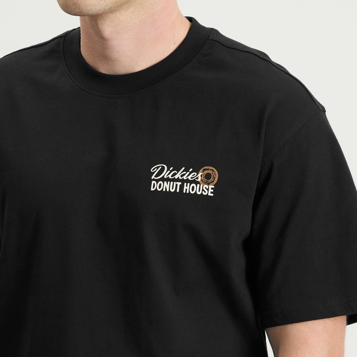 Dickies Men's Donut House T-Shirt in Black Dickies Construct