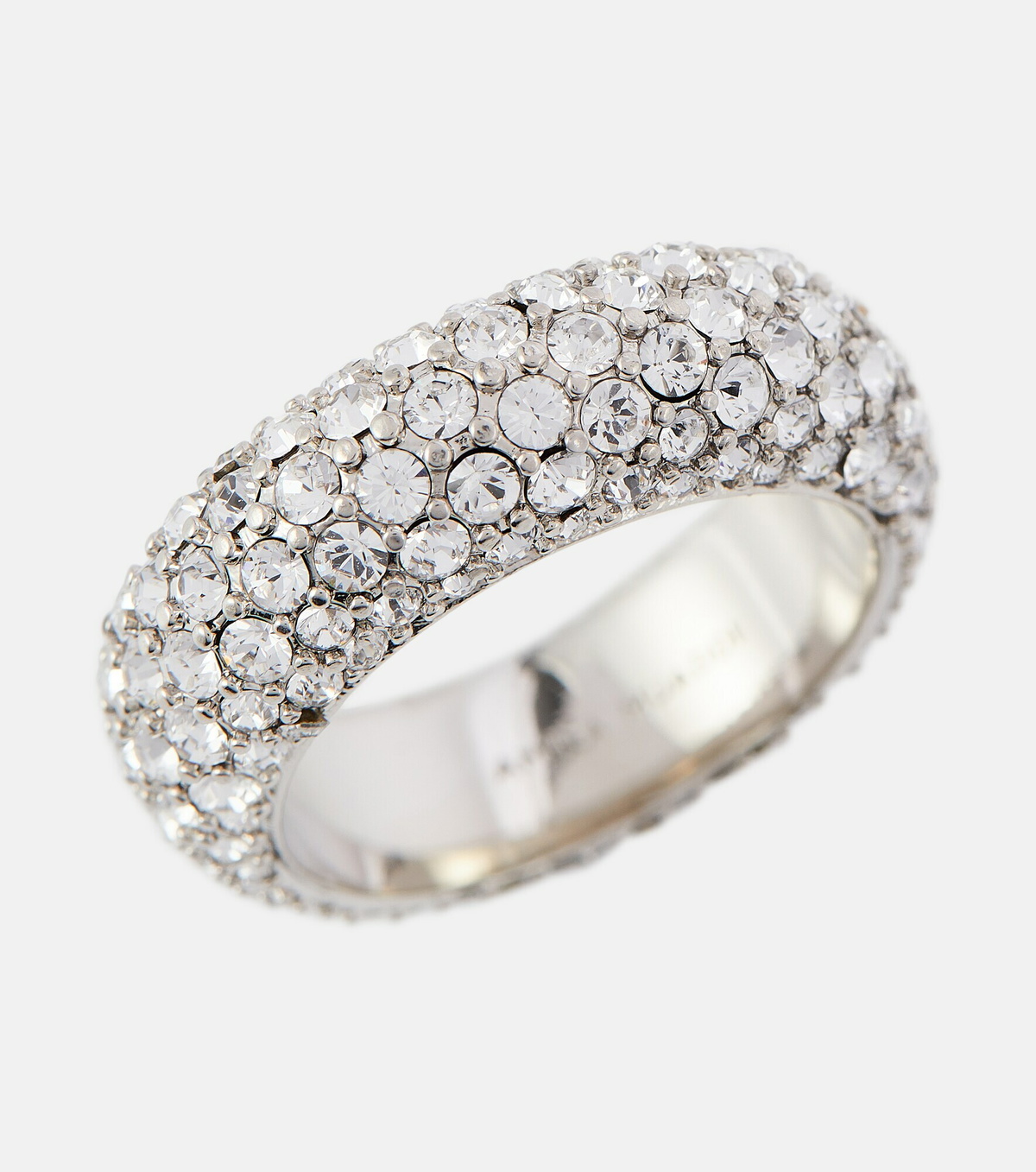 Amina Muaddi - Cameron crystal-embellished ring Amina Muaddi