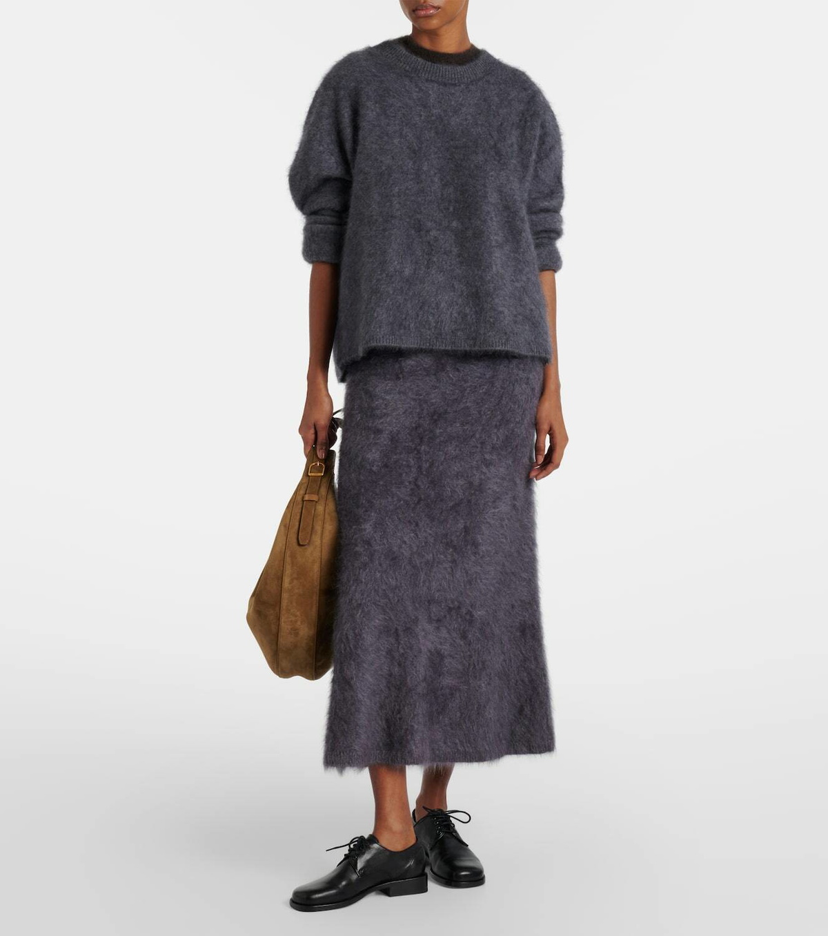 Lisa Yang Asta cashmere midi skirt Lisa Yang