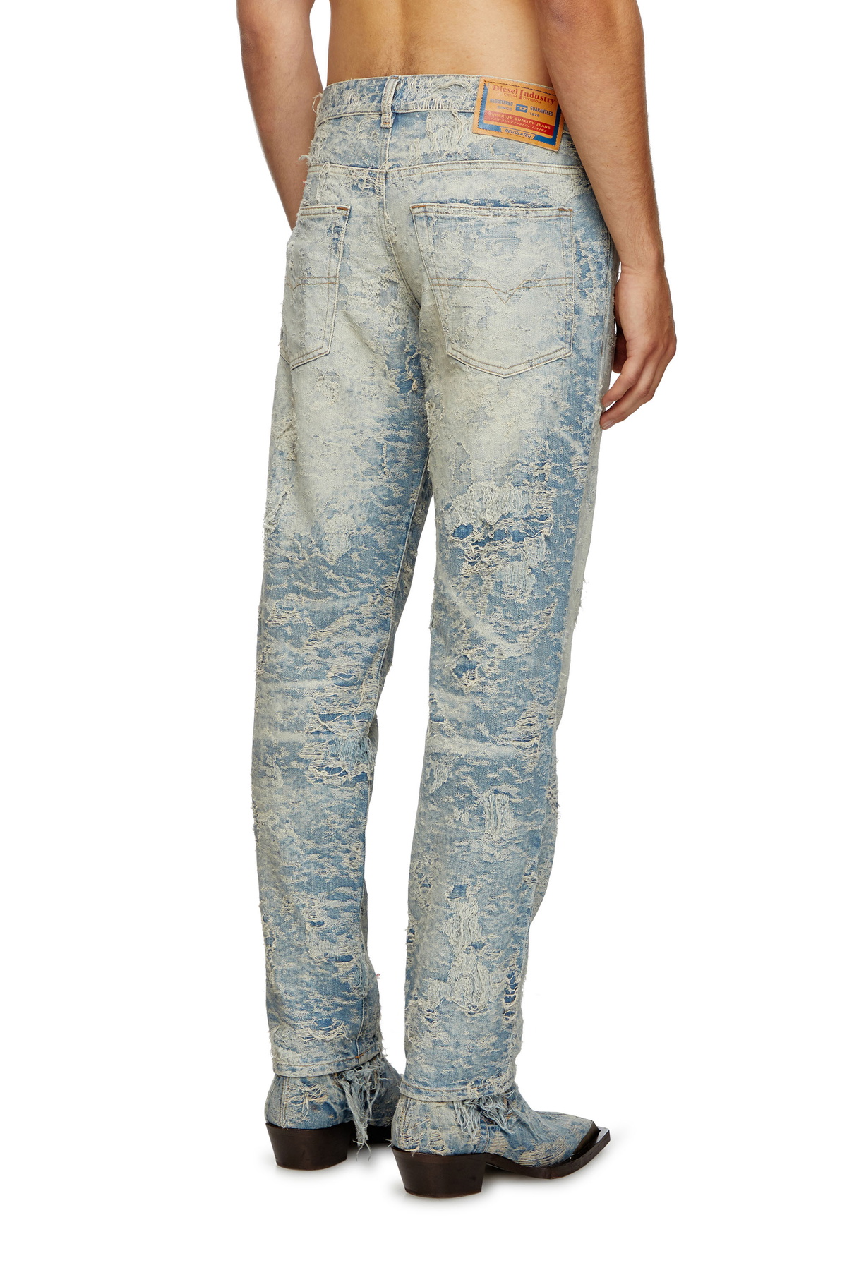 Diesel Regular Jeans - 2023 D-Finitive - Jeans Mens in Blue Diesel