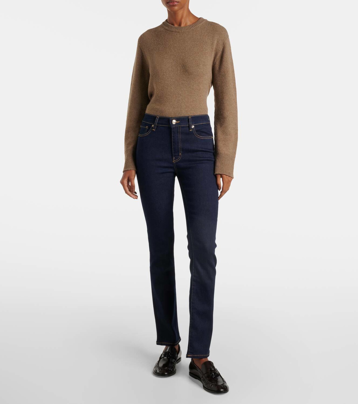 Frame Le High Straight Long jeans Frame Denim