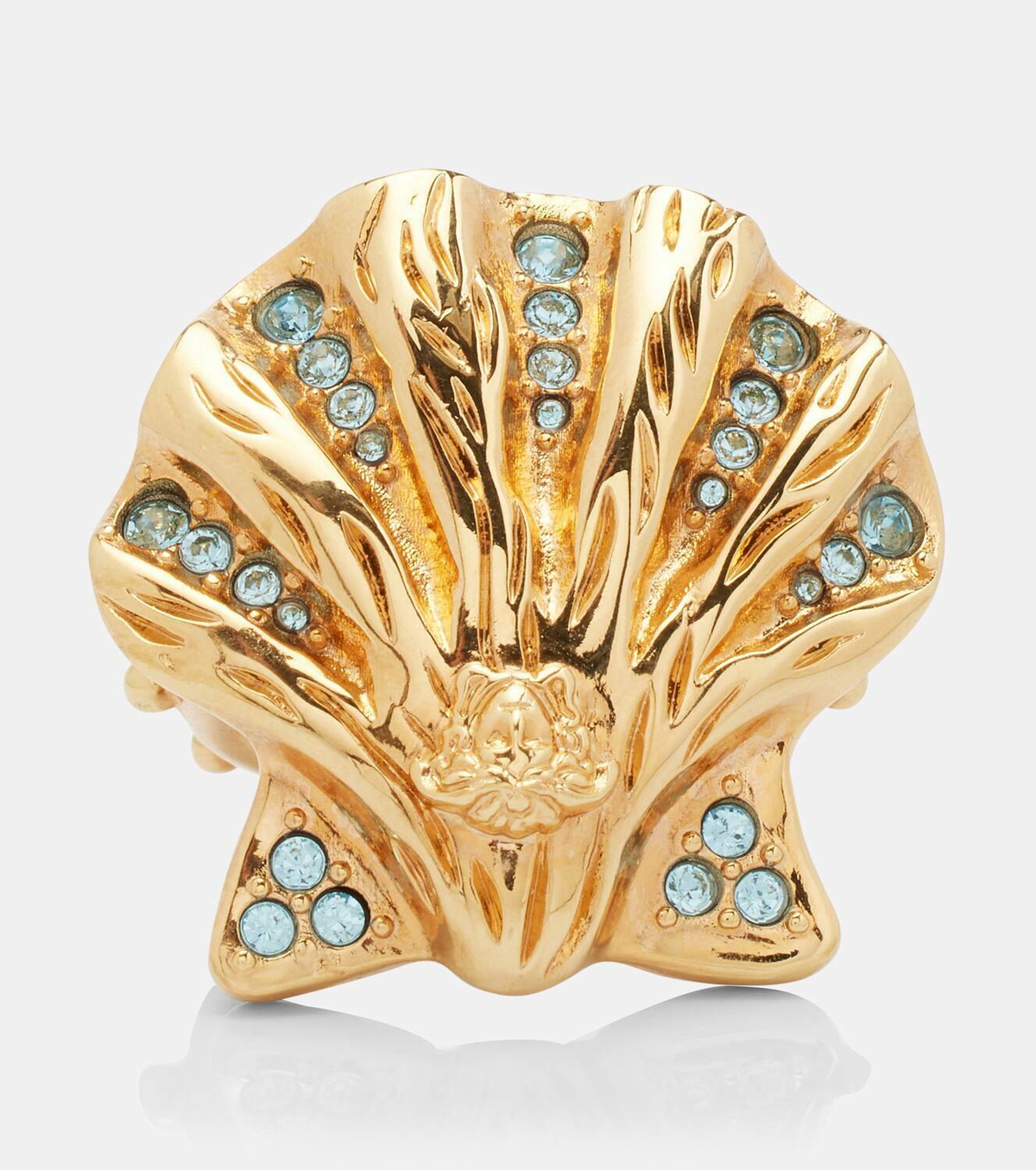 Versace La Medusa embellished ring Versace