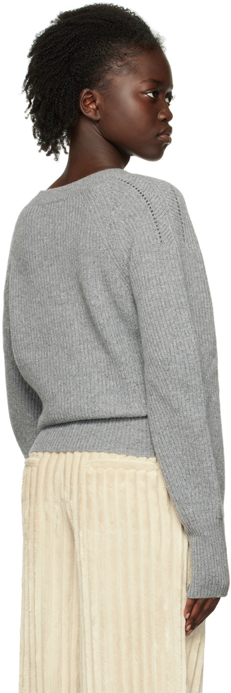 Recto Gray Wrap Sweater Recto