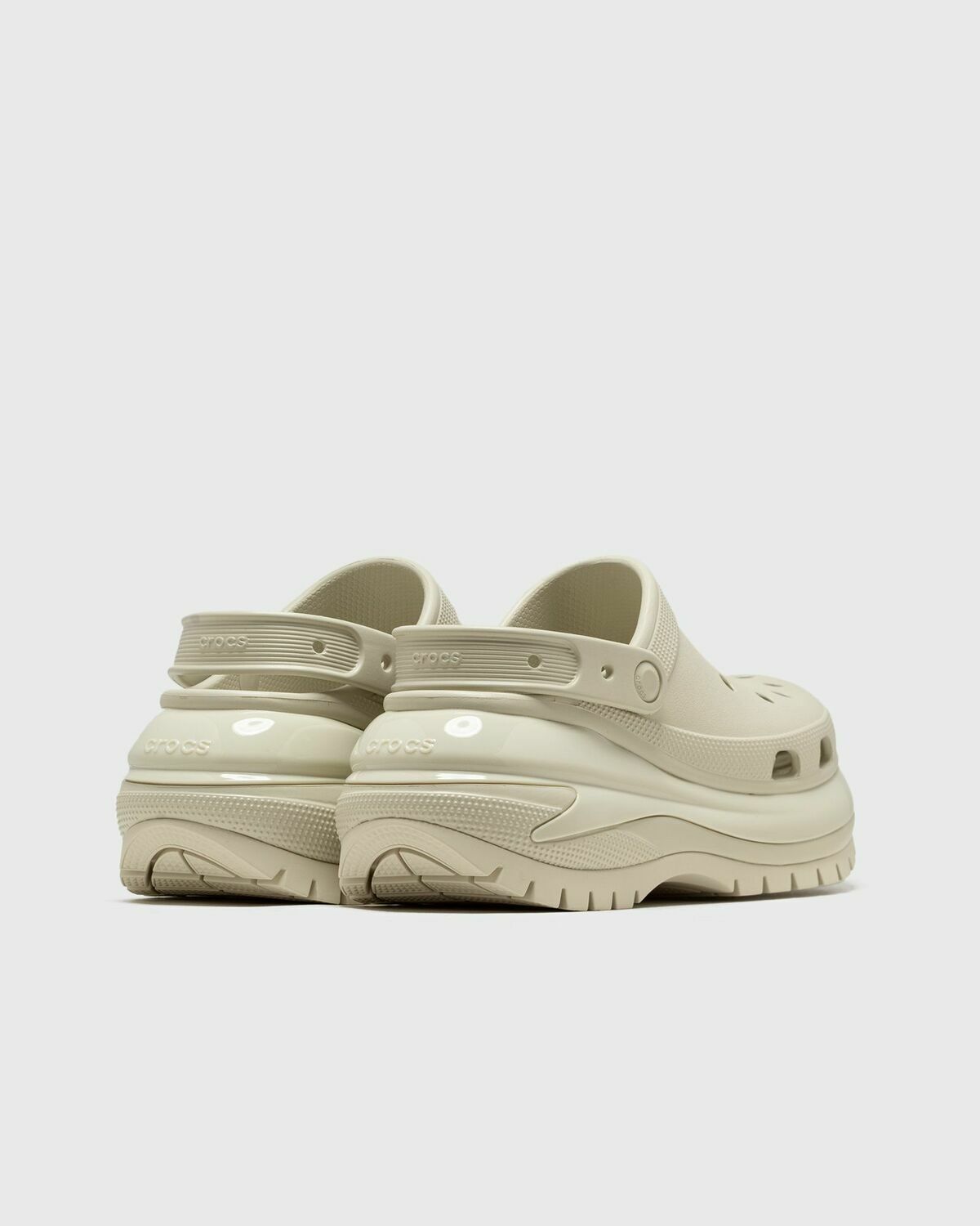 Crocs Classic Mega Crush Clog Beige Sandals & Slides Crocs