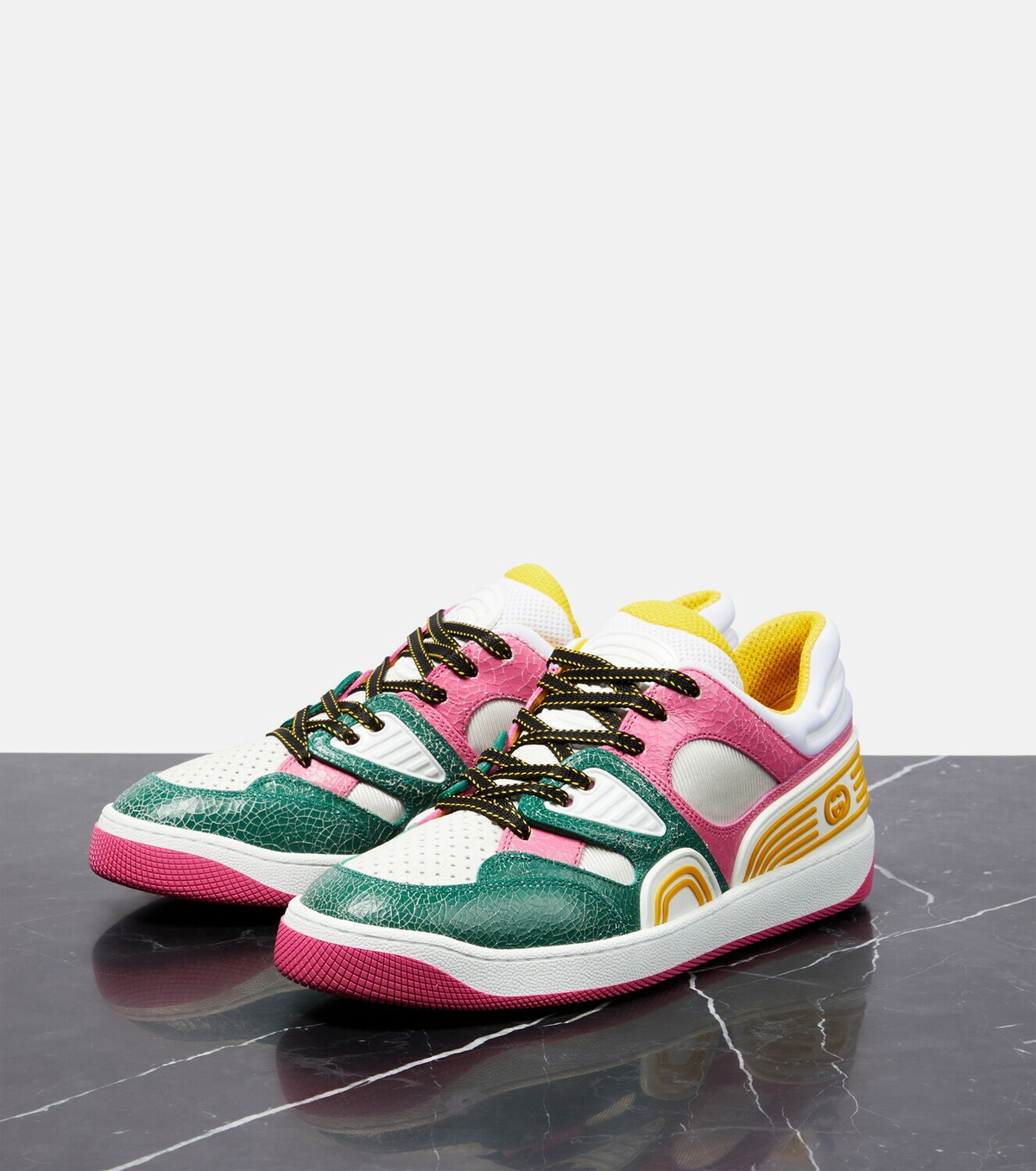 Gucci - Gucci Basket leather sneakers Gucci