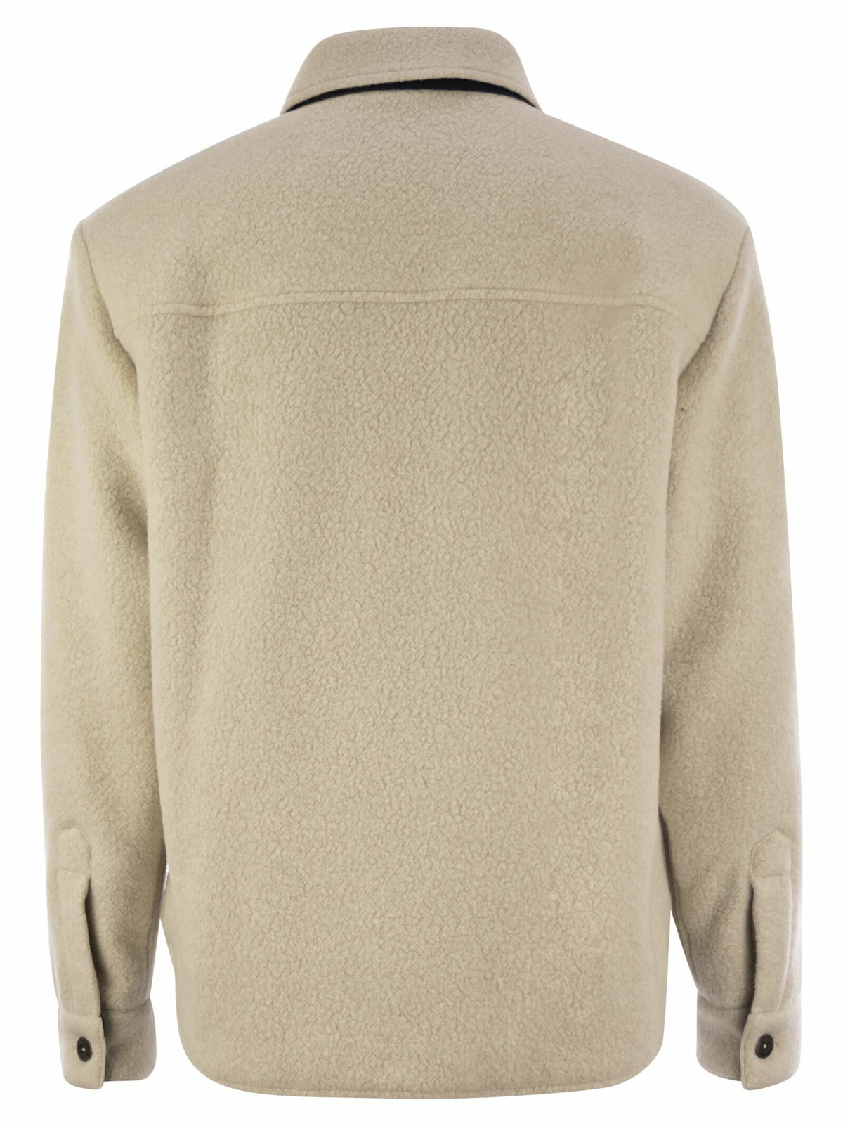 Fay Sand Wool Blend Jacket Fay