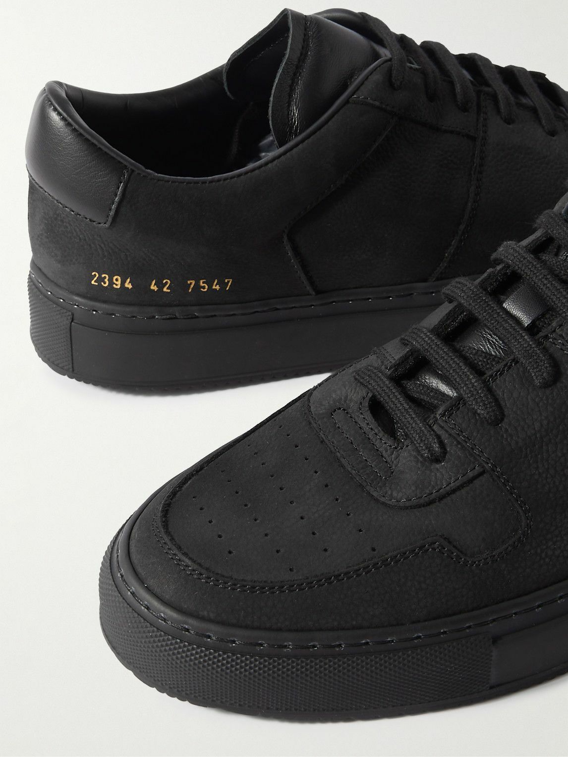 Common Projects - Decades Leather Sneakers - Black Common Projects