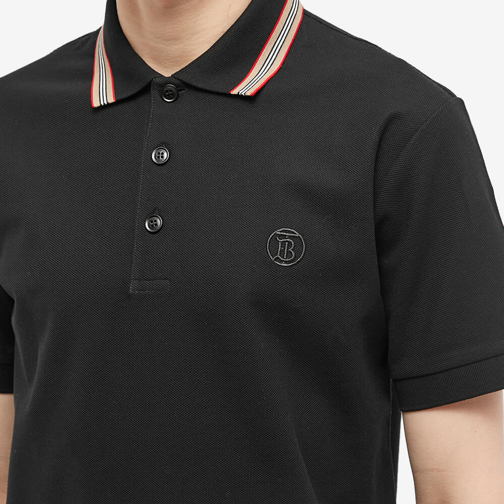 Burberry Men's Pierson Polo Shirt in Black Burberry