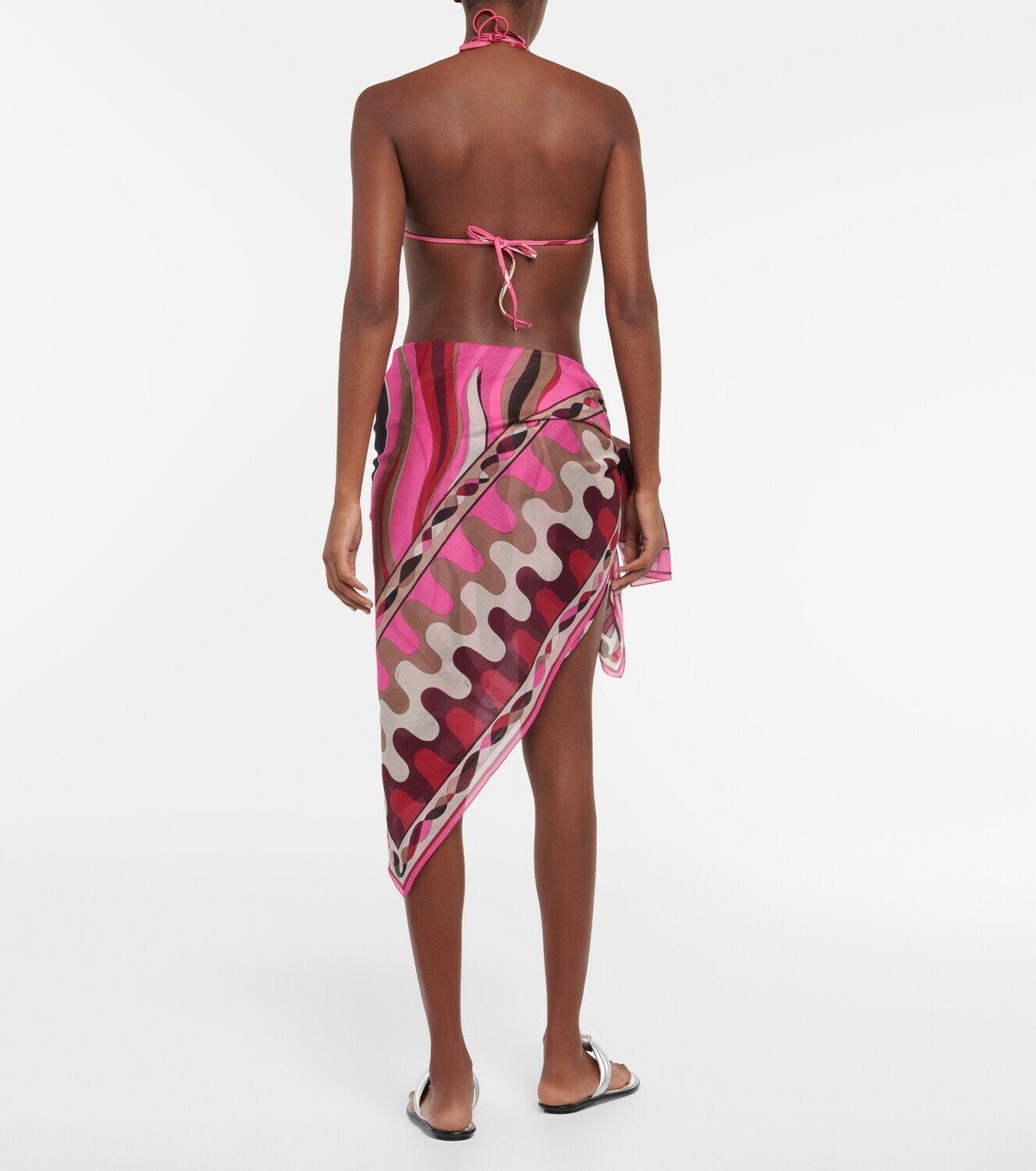 Pucci - Printed cotton beach cover-up Emilio Pucci