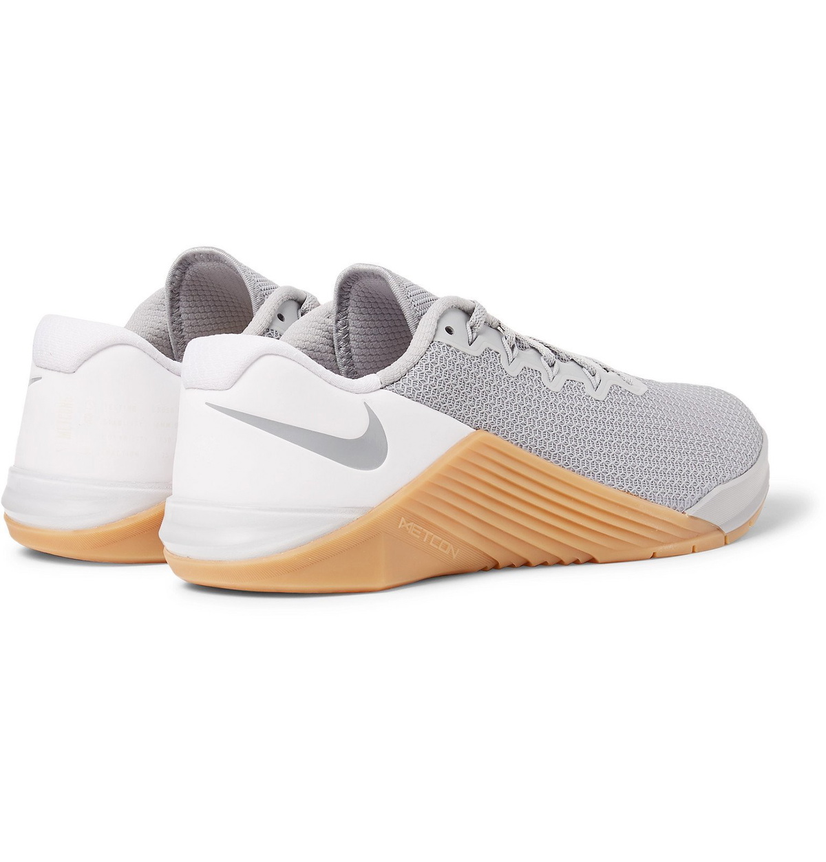 Nike Training - Metcon 5 Rubber-Trimmed Mesh Sneakers - Gray Nike Training