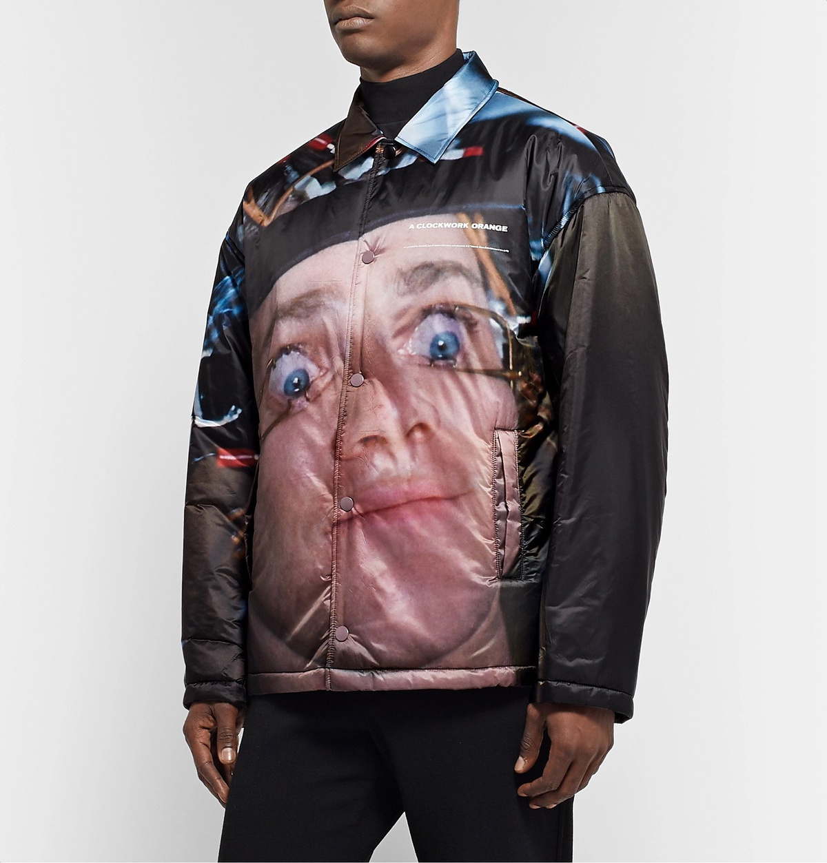 Undercover - Printed Quilted Nylon Jacket - Black Undercover