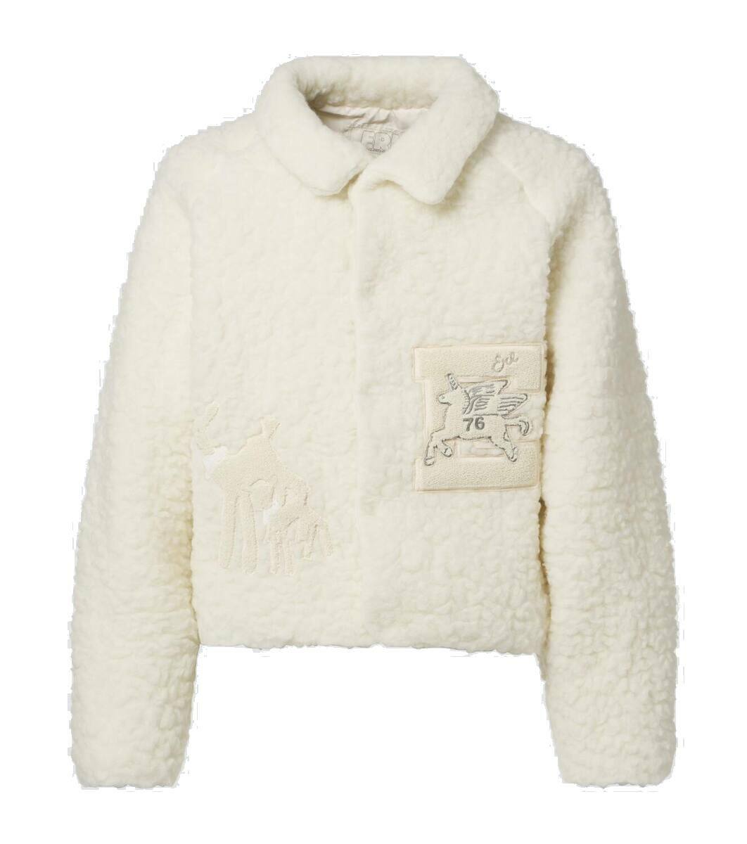ERL Patch-appliqué faux shearling jacket ERL