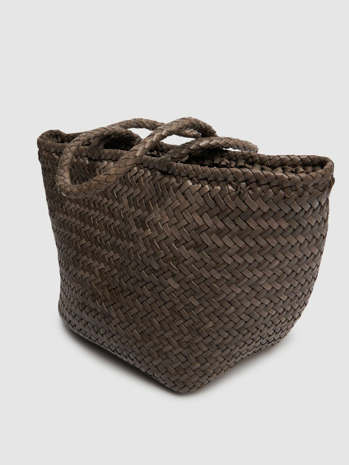 DRAGON DIFFUSION Grace Small Woven Leather Basket Bag Dragon Diffusion