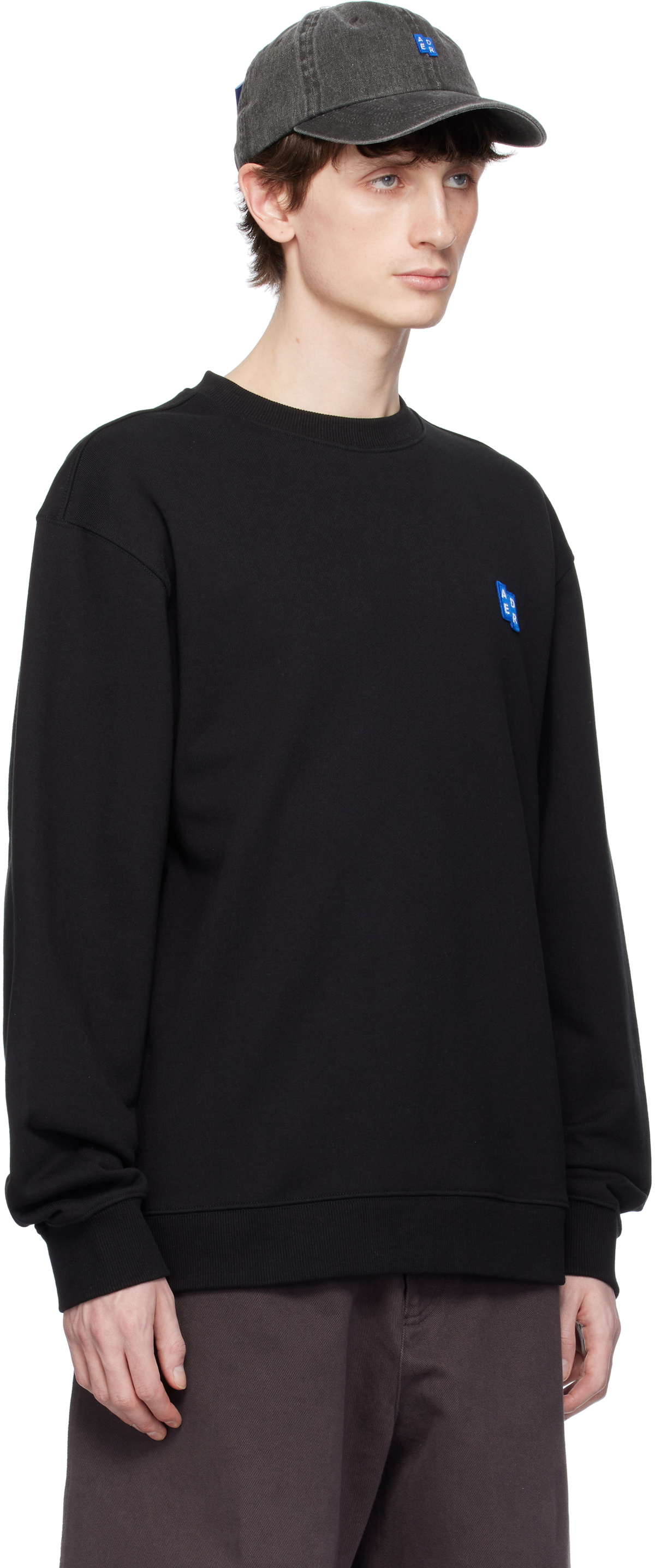 ADER error Black Sig; TRS Tag 01 Sweatshirt ADER error