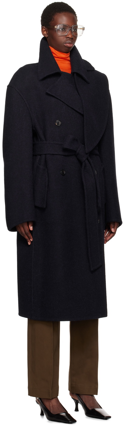 Recto Navy Handmade Kuse Coat Recto
