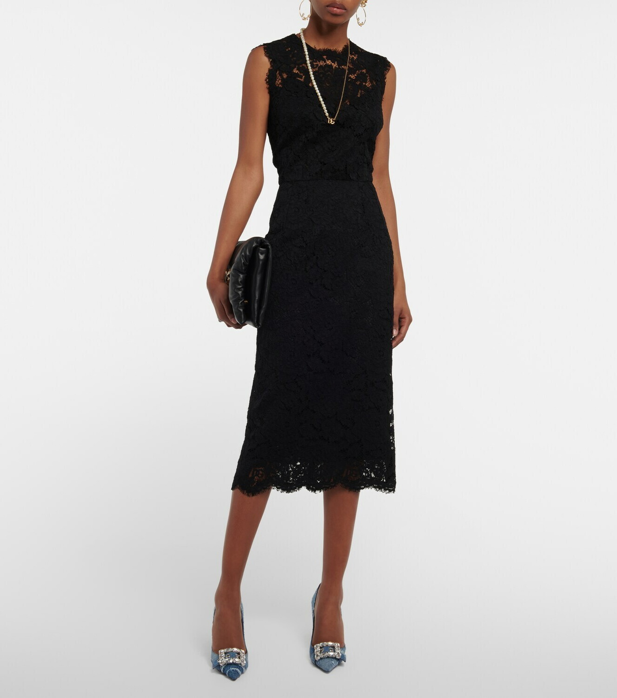 Dolce&Gabbana - Lace midi dress Dolce & Gabbana