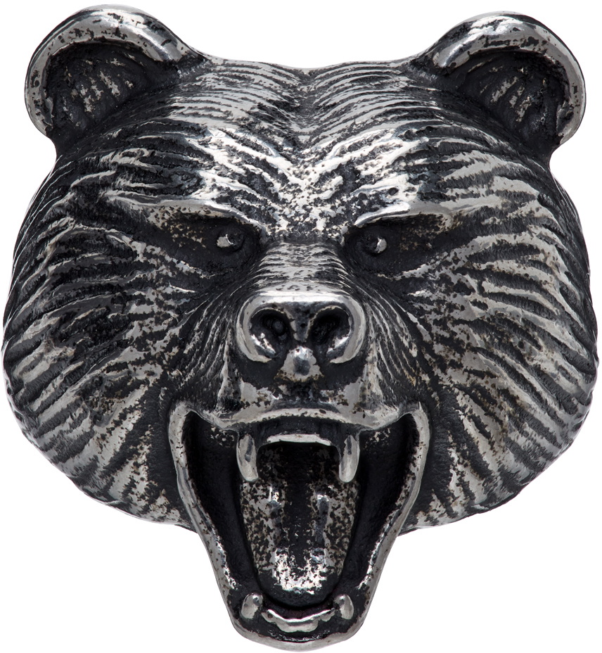 Hugo Silver E-Bear Ring Hugo Boss