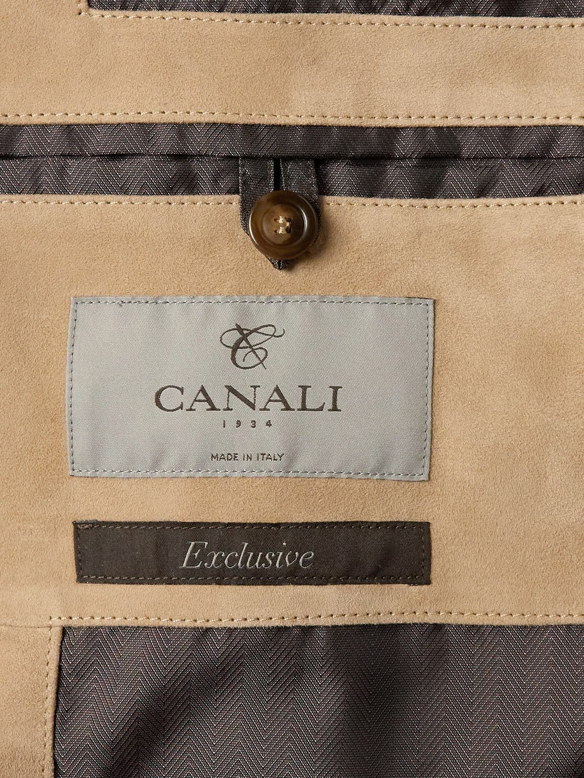 Canali - Suede Blazer - Brown Canali
