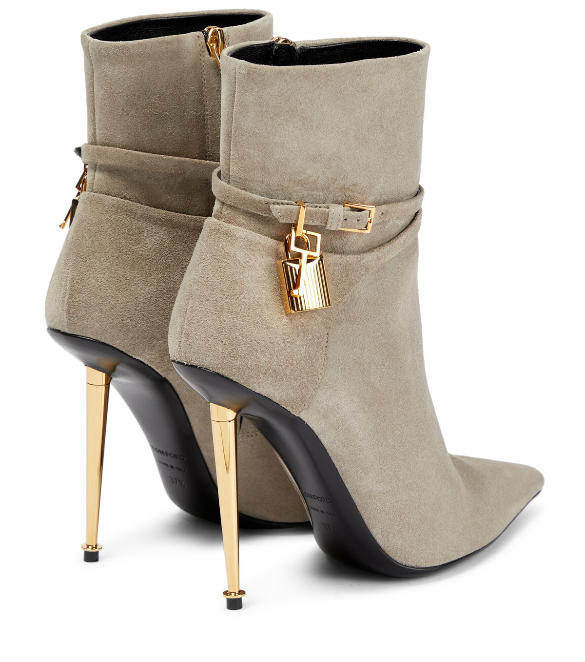Tom Ford - Padlock suede ankle boots TOM FORD