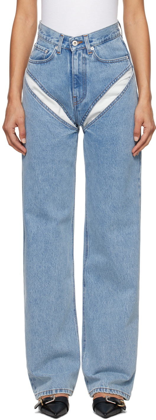 Y/Project Blue Cut Out Jeans Y/Project