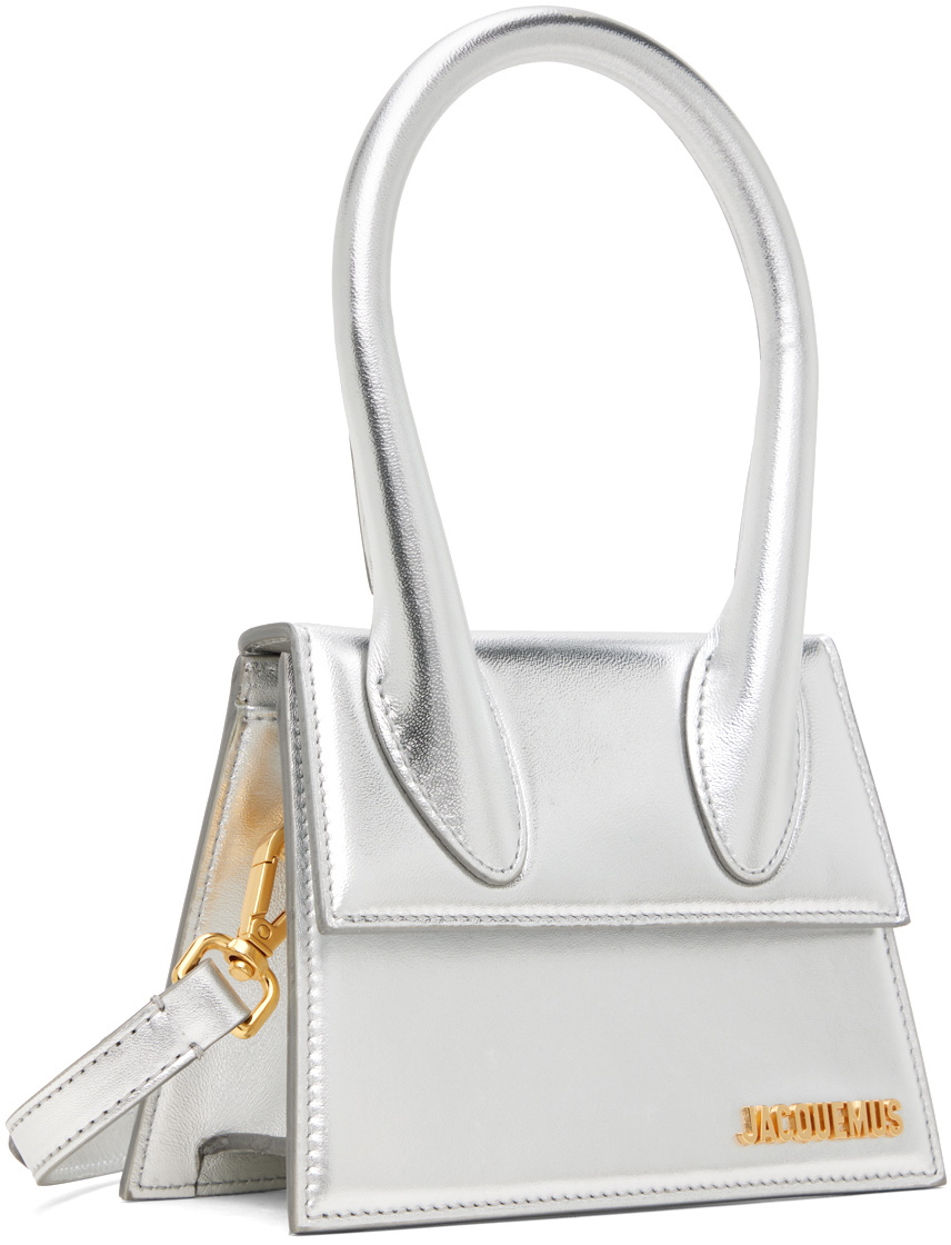 Jacquemus Silver Guirlande 'Le Chiquito Moyen' Bag Jacquemus