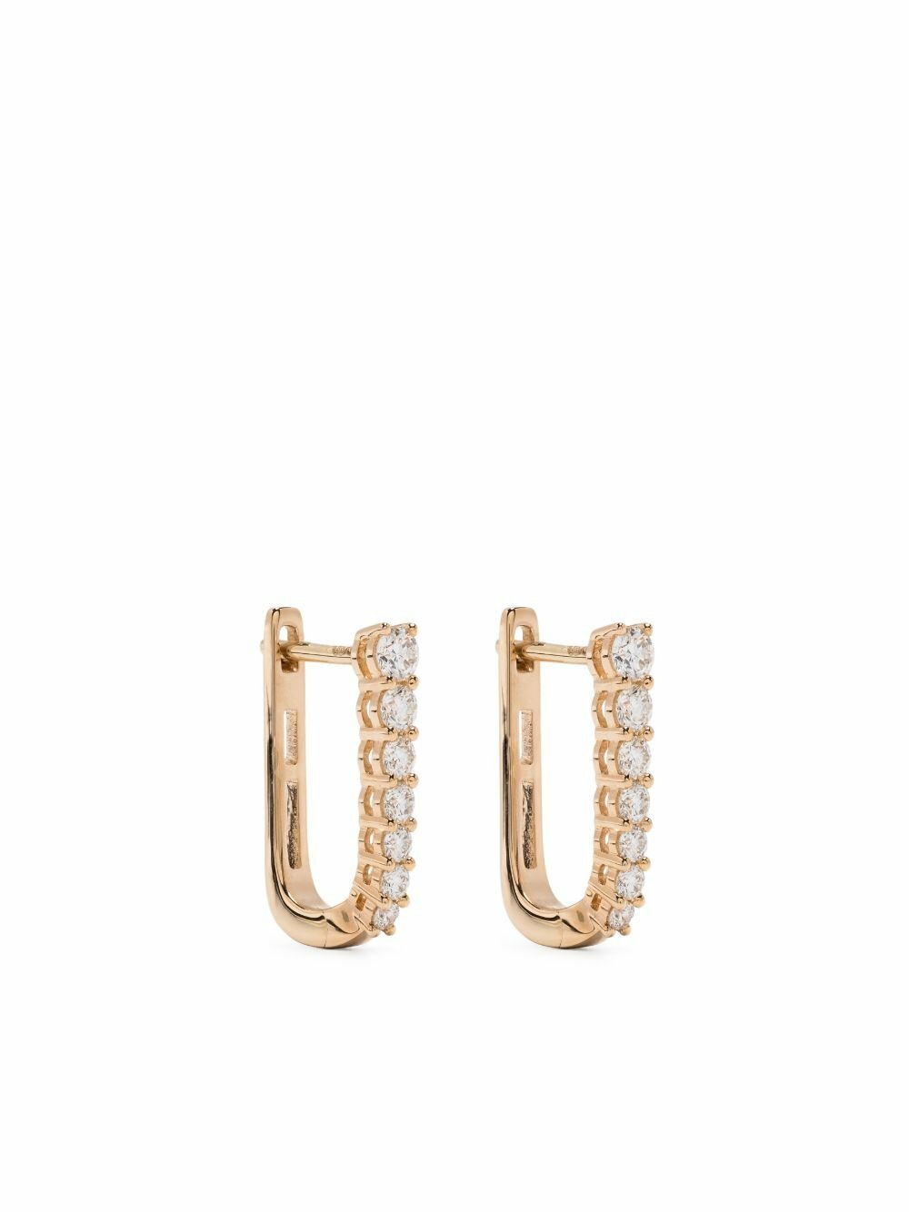 Dana Rebecca Designs 14K Gold Ava Bea Graduating Diamond Hoop Earrings ...