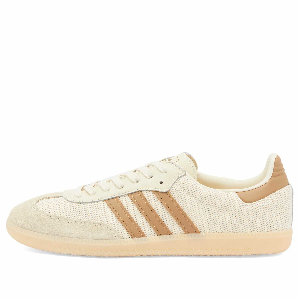 Adidas Samba OG Sneaker in White/Cardboard/Crystal Sand adidas