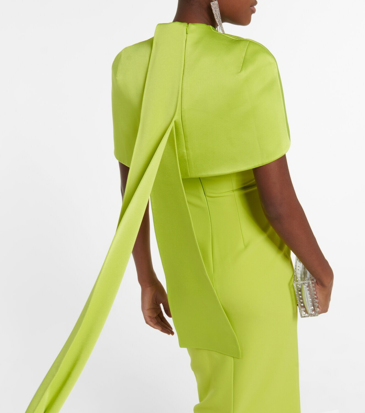 Safiyaa Kalika crêpe gown Safiyaa