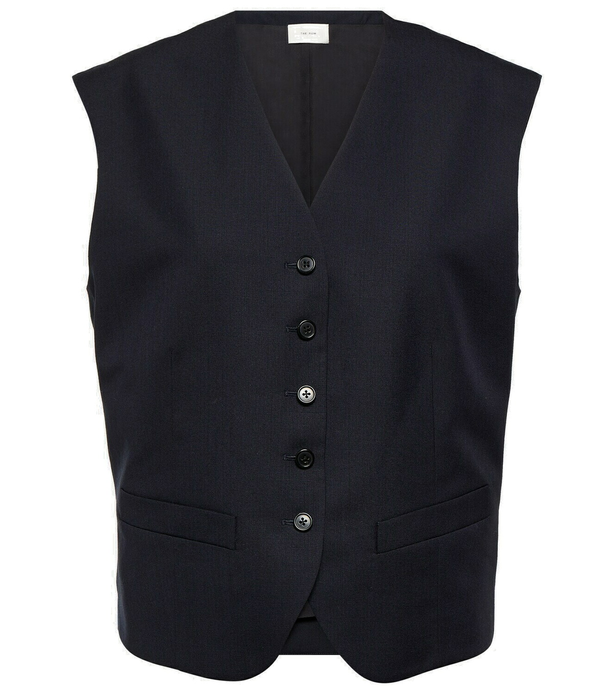 The Row Vega single-breasted wool vest The Row