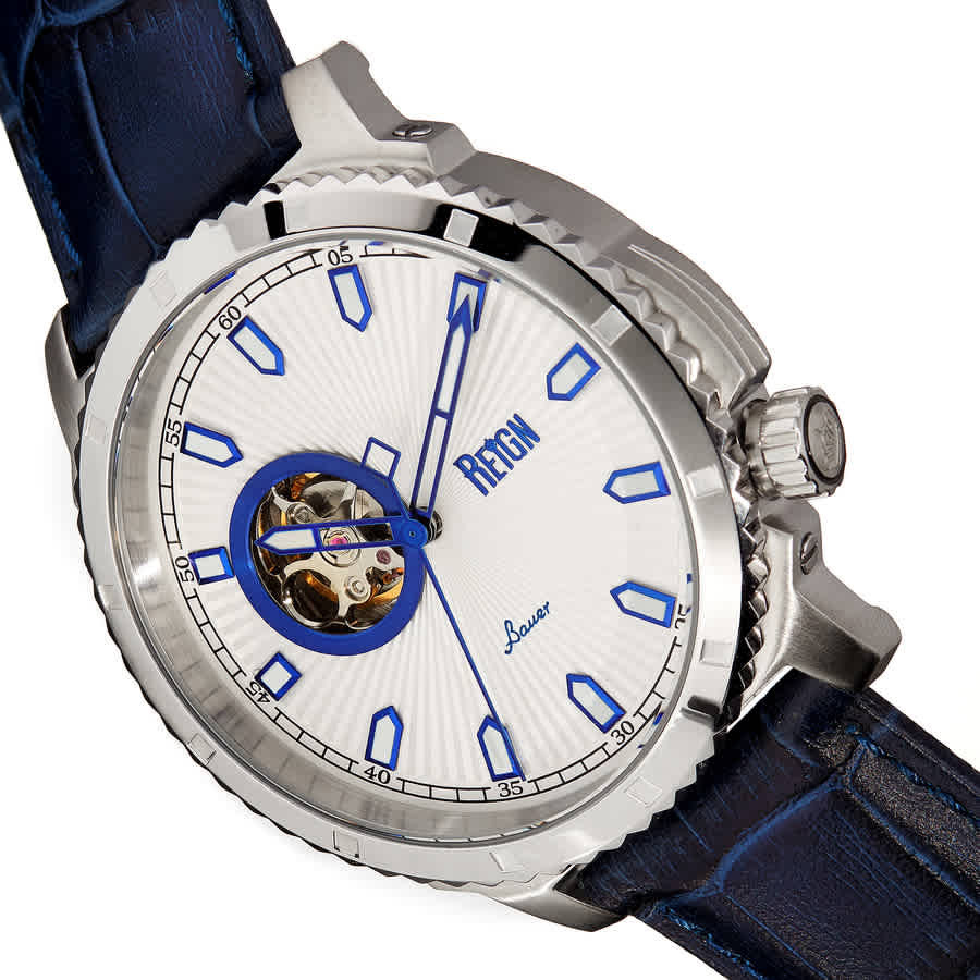 Reign Bauer Automatic White Dial Mens Watch REIRN6003 Reigning Champ