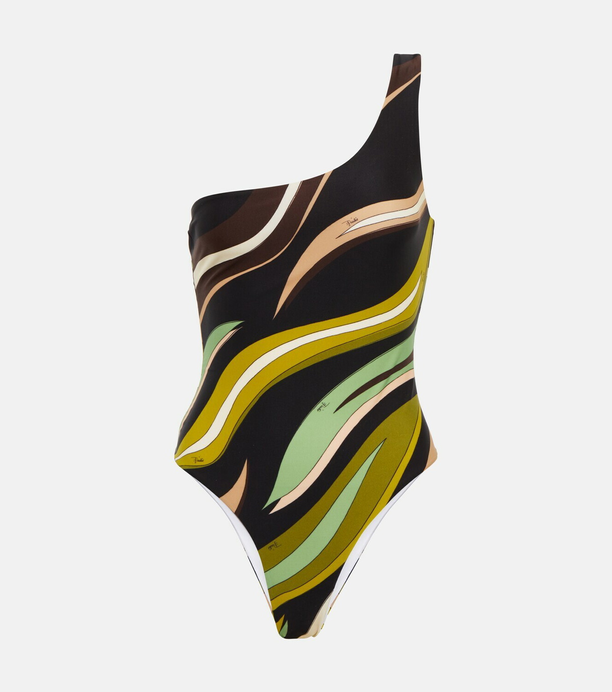 Pucci - Printed one-shoulder swimsuit Emilio Pucci