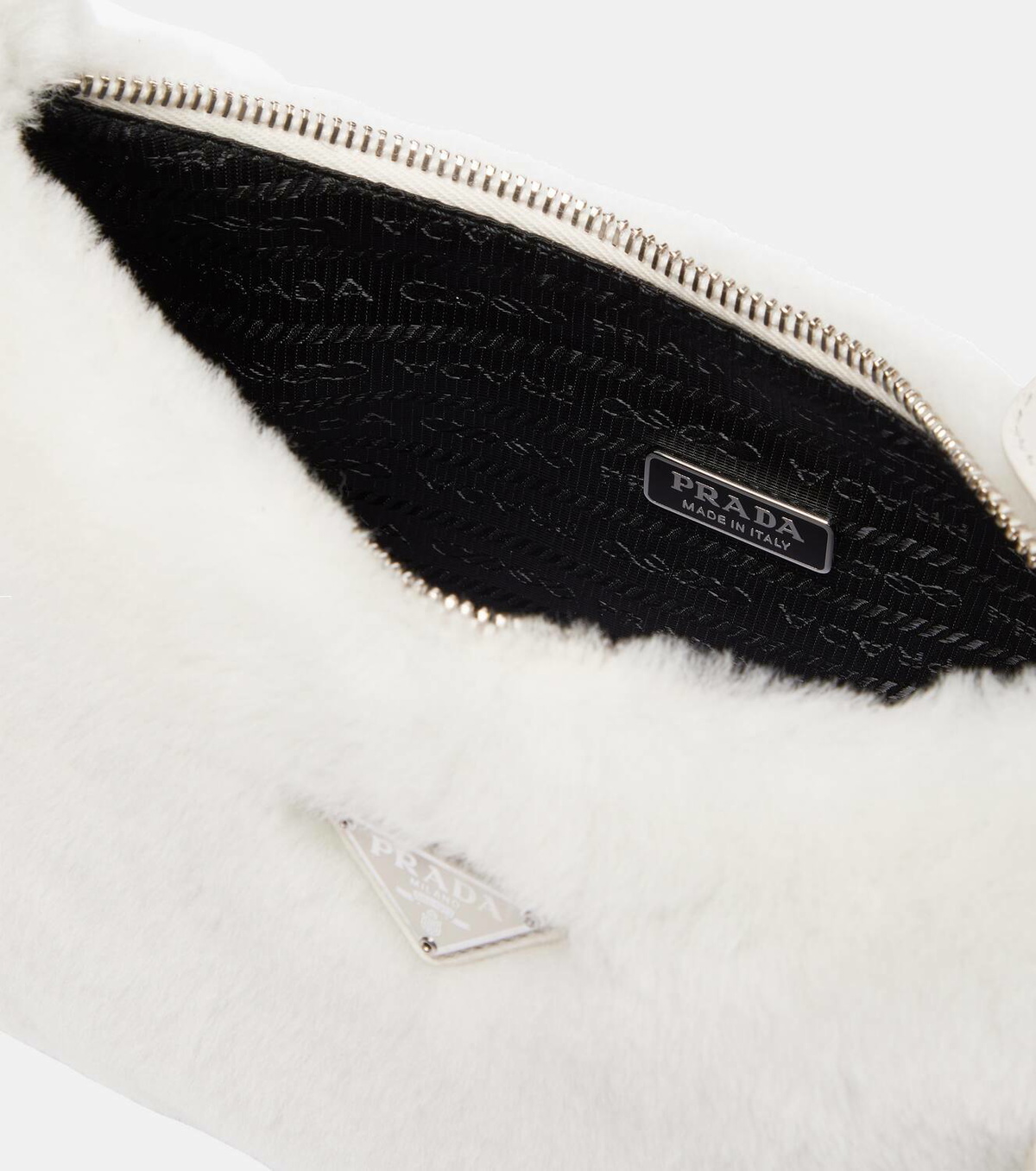 Prada Re-Edition 2000 shearling shoulder bag Prada