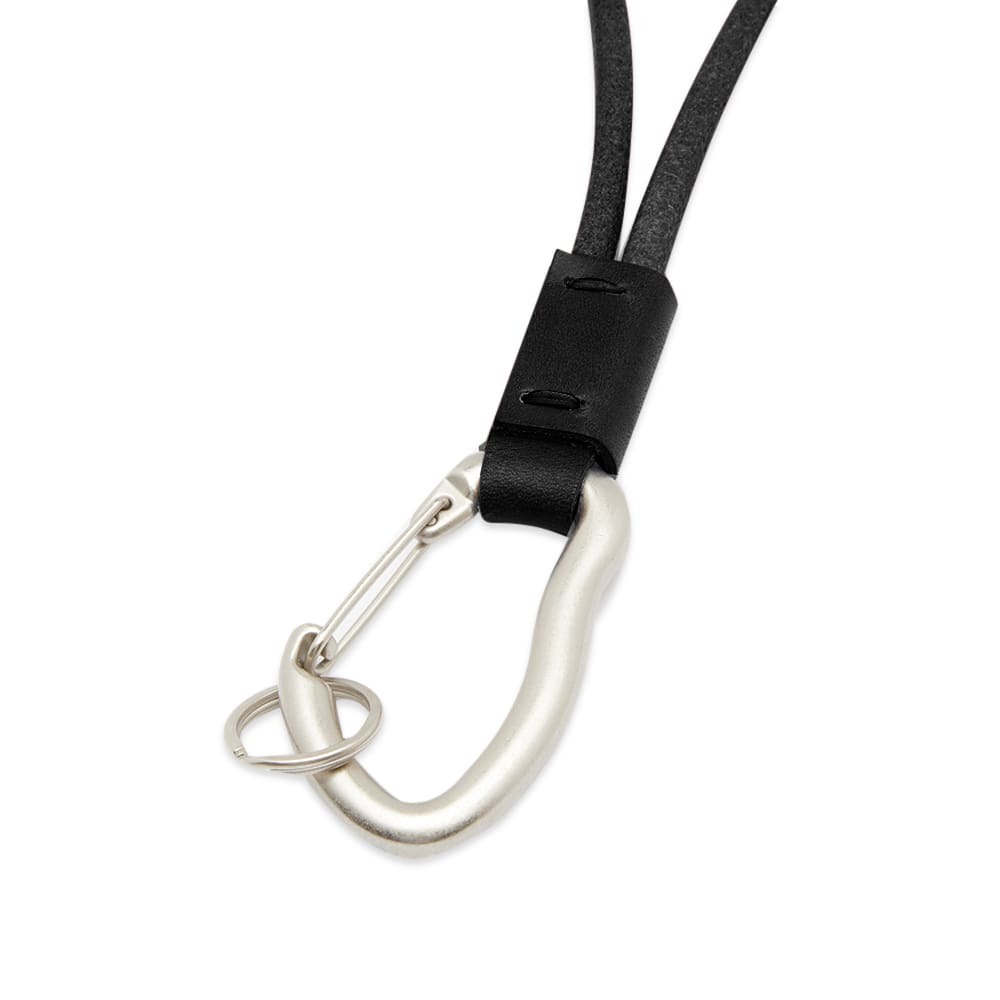 HOBO Carabiner Long Cord Key Ring in Black hobo