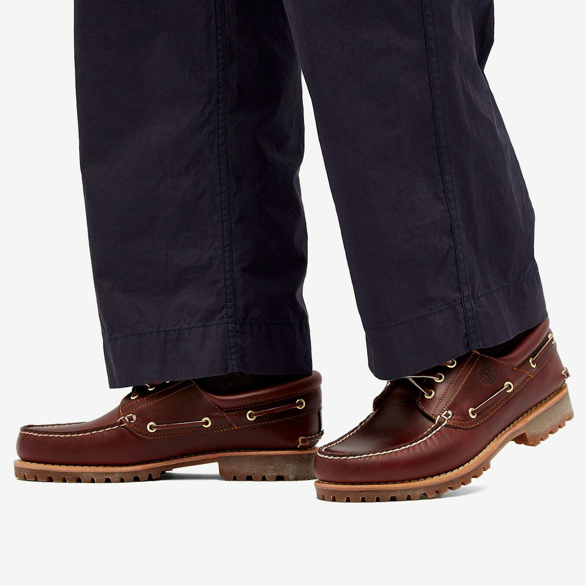 Timberland Men's 3-Eye Classic Lug Shoe in Burgundy Full Grain Timberland