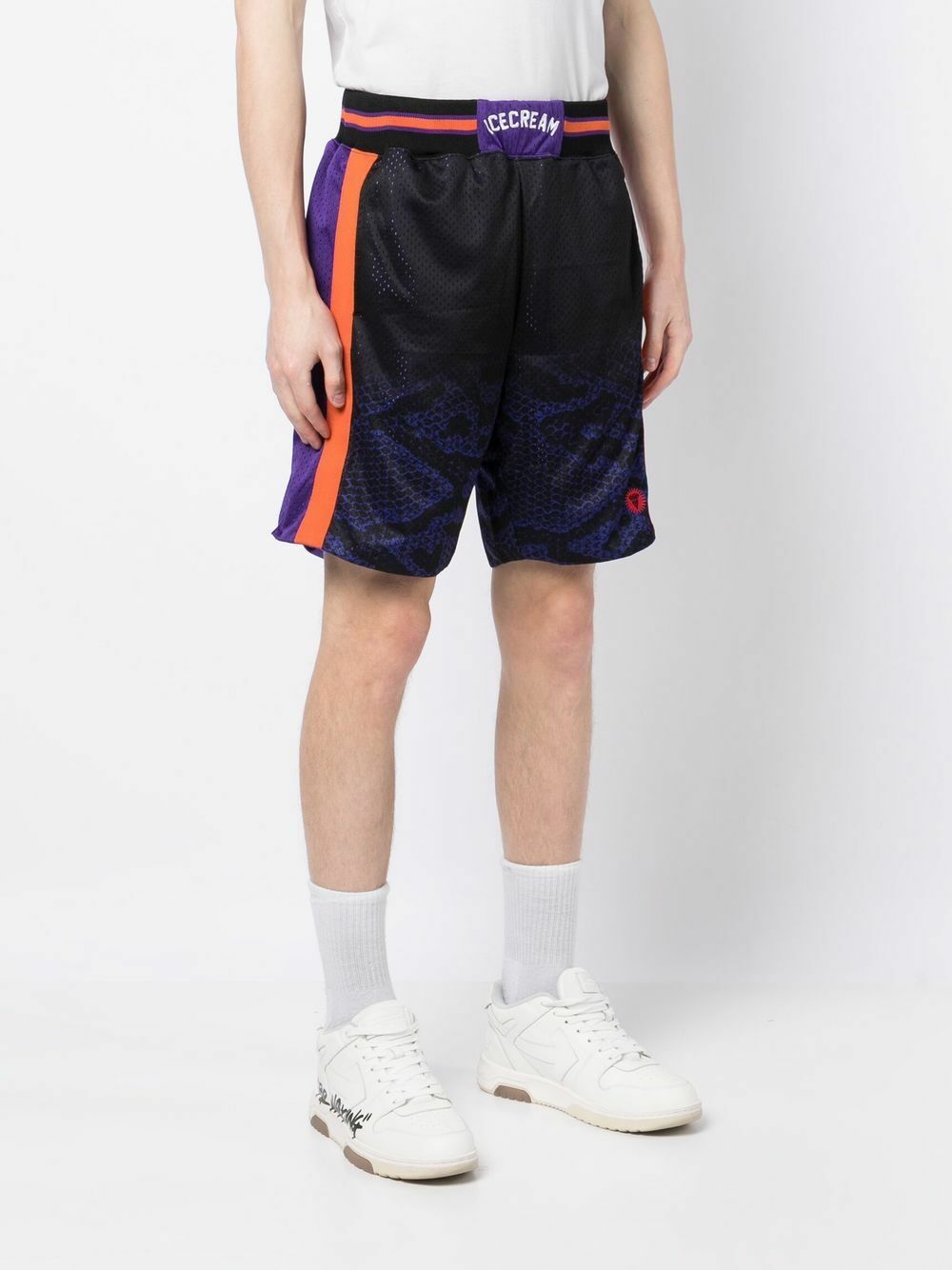 ICECREAM - Printed Basketball Shorts ICECREAM