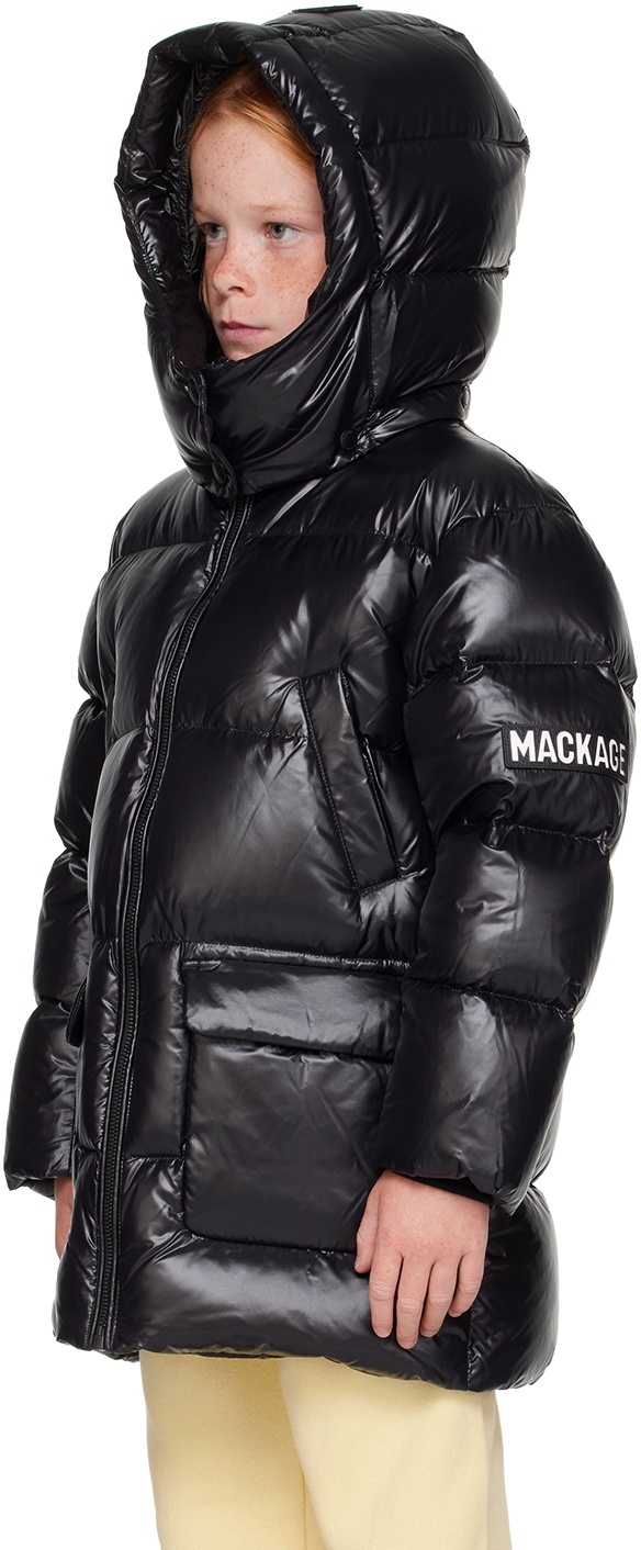 MACKAGE Kids Black Kennie Down Coat Mackage